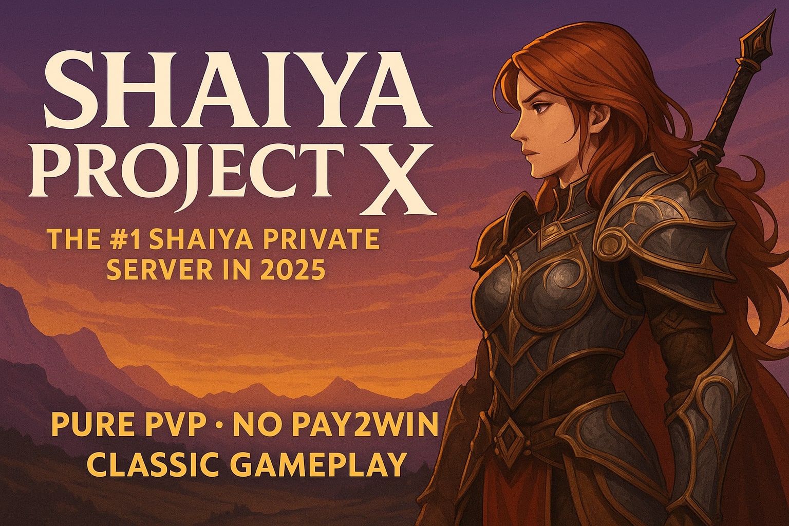Shaiya Project X - The #1 Shaiya Private Server in 2025